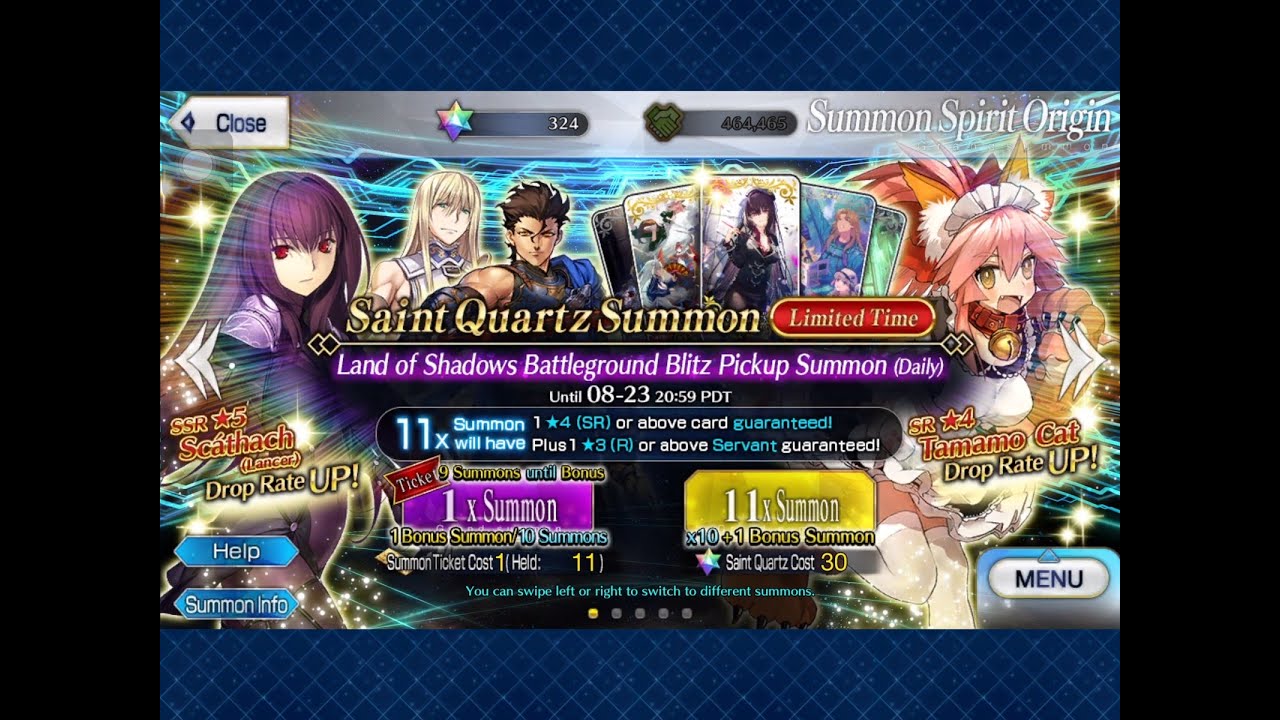 Scathach Summon Gone Wrong #shorts [FGO] [Fate/Grand Order] │ 2023おすすめアプリゲーム動画配信まとめ