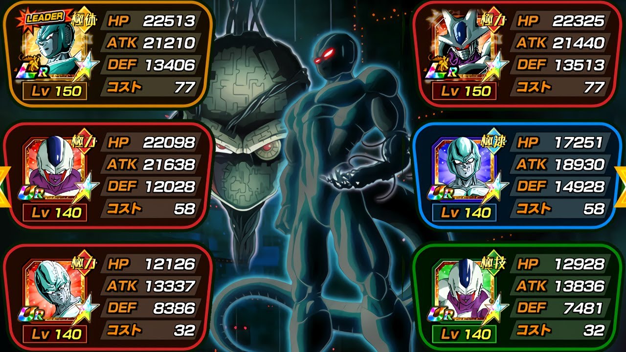 UPGRADED FULL COOLER TEAM SHOWCASE! Dragon Ball Z Dokkan Battle │ 2023 ...