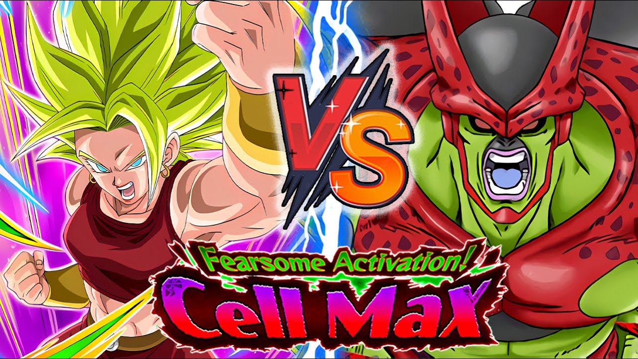 AGL TRANSFORMING SSJ2 KALE VS CELL MAX! Dragon Ball Z Dokkan Battle ...