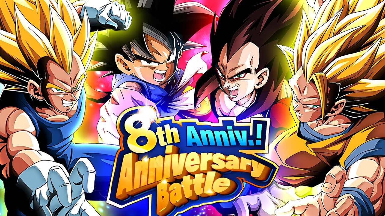 ALL MISSIONS CLEAR! 8th Anniversary Battle Stage 8 vs SPIRIT BOMB GT ...