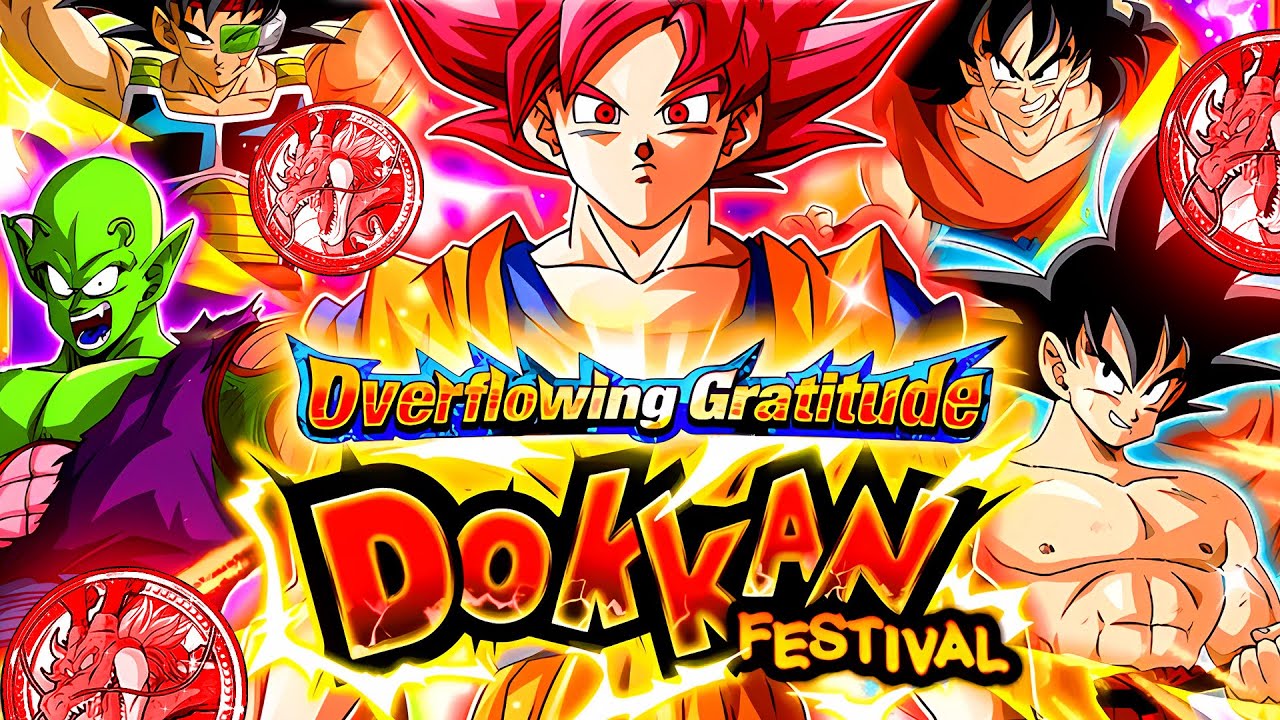 HUGE RED COIN SSR TREASURE TROVE!!! Thank You Part 2 Dokkanfest Banner ...